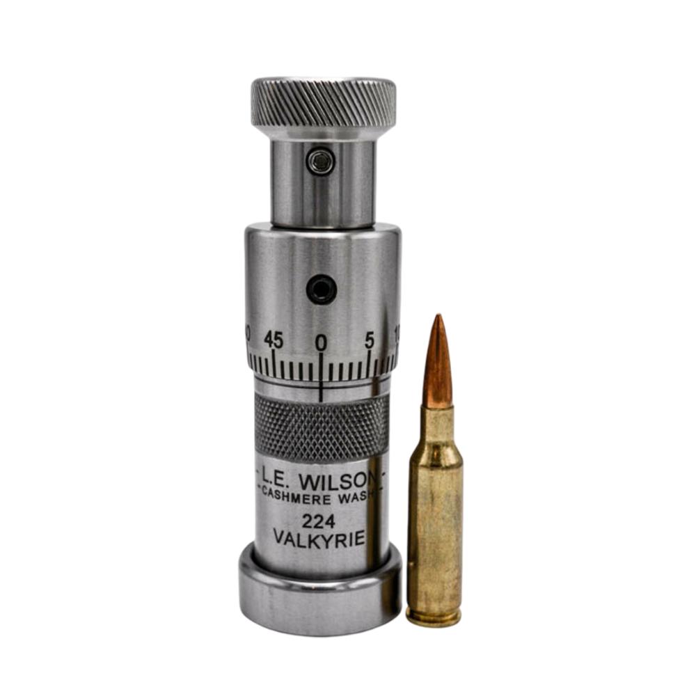 L.E. Wilson Stainless Steel Bullet Seater Die with Micrometer ...